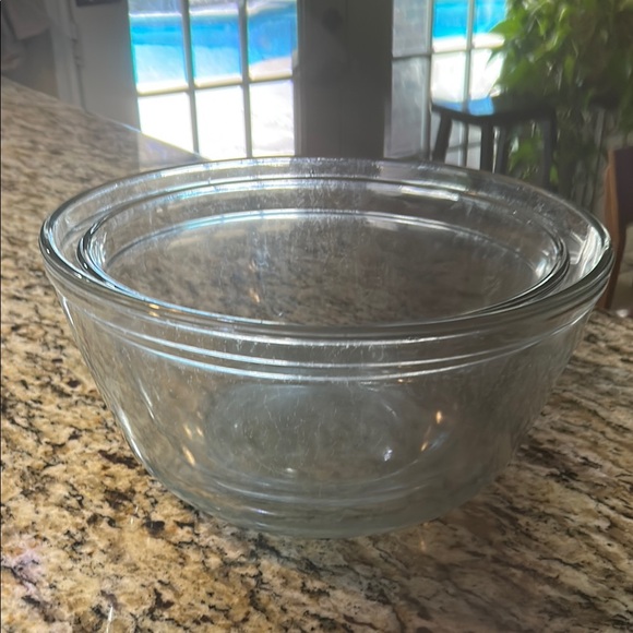 Anchor Hocking | Kitchen | Anchor Hocking Clear Bakeware Mixing Bowls ...